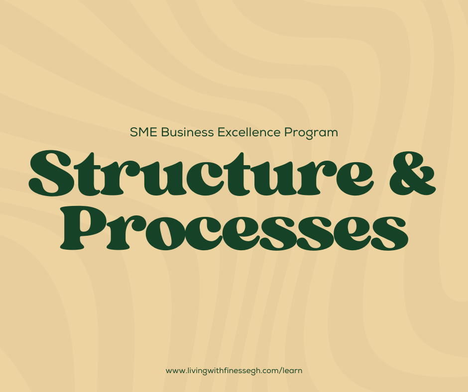 Structure & Processes – E-Learning by Living With Finesse